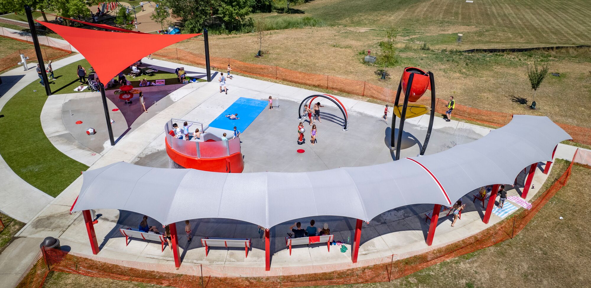 Inlow Park Splash Pad - PlayPros